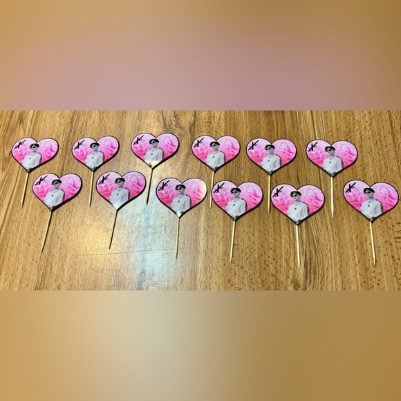 Party Supplies | Xavi Valentines Day Cupcake Toppers Lot Of 12 | Poshmark